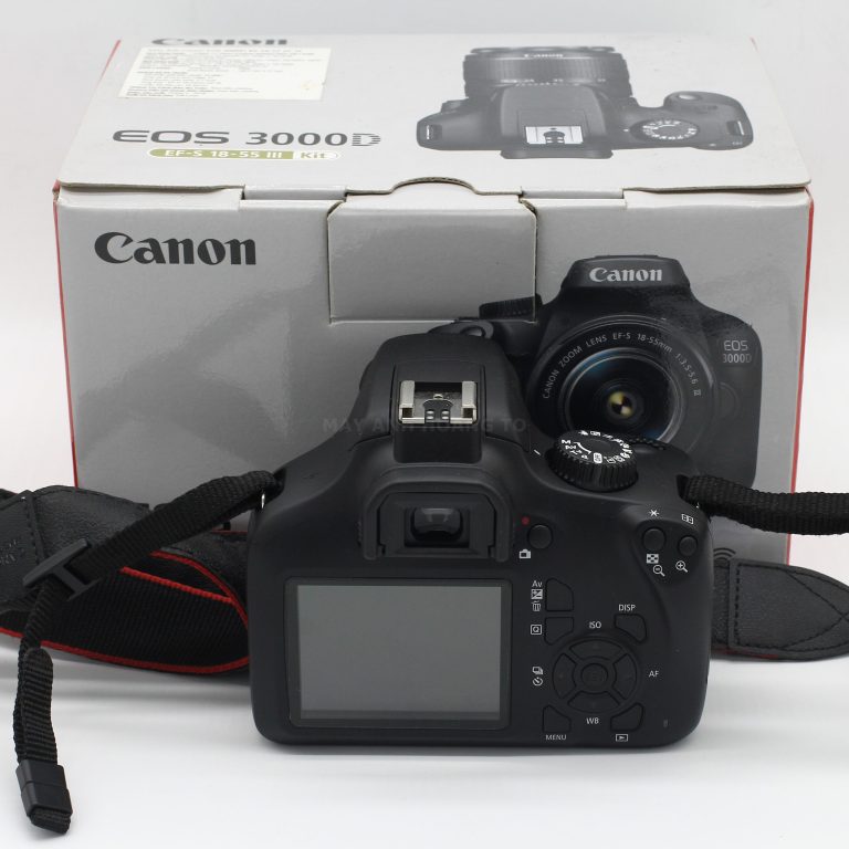 Canon DSLR EOS 3000D kit 18-55 cũ - Máy Ảnh Xách Tay Nhật
