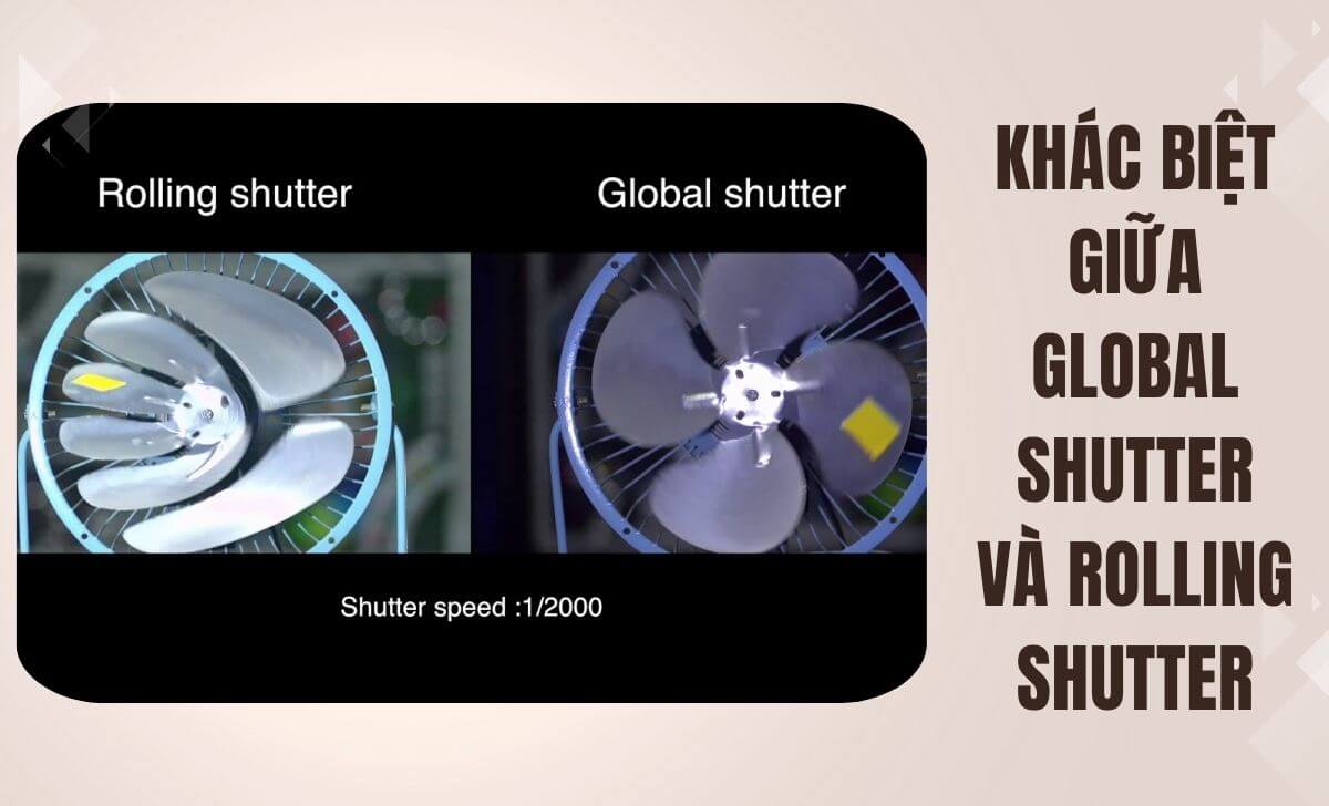 Tìm hiểu Global Shutter là gì? Vì sao Global Shutter quan trọng? - Máy Ảnh Xách Tay Nhật